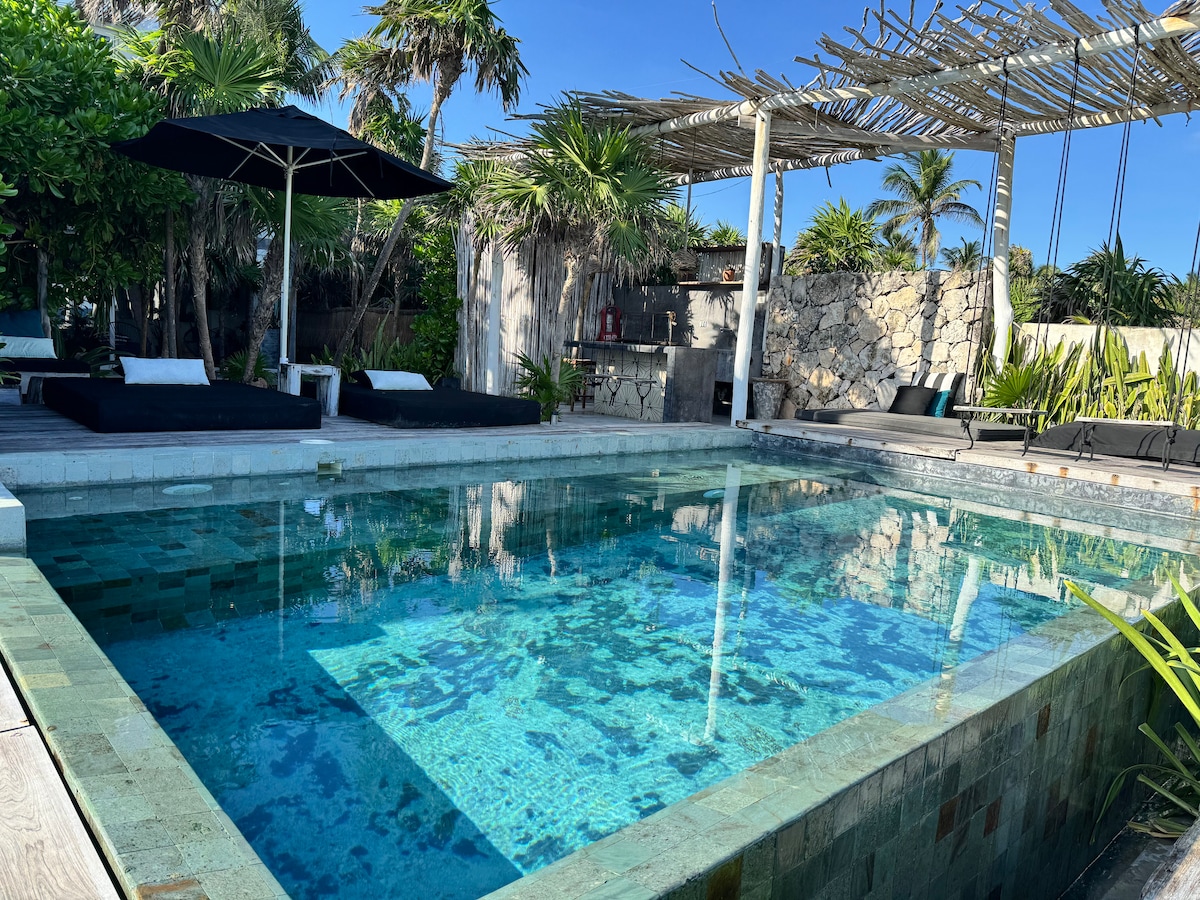 Beachfront, PrivateChef, hottub staff. - Houses for Rent in Tulum ...