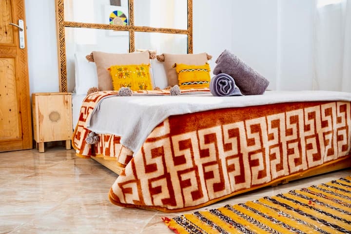 Rdc Suite Amazigh #01  Kitchenette & Sdb Privée - Taghazout