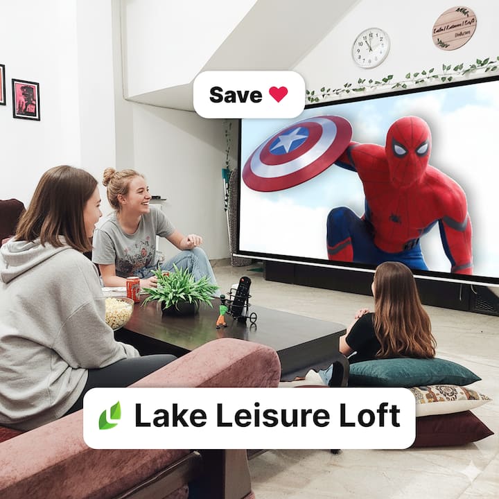 Llloft Near Fateh Sagar Lake, Private Hd Cinema - Udaipur