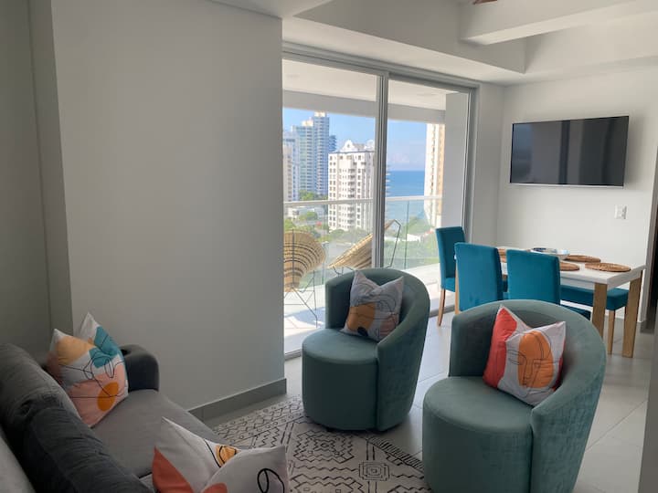 Top Rated Apt, 4 Min Walk To Beach, Prime Location - Santa Marta, Colombia
