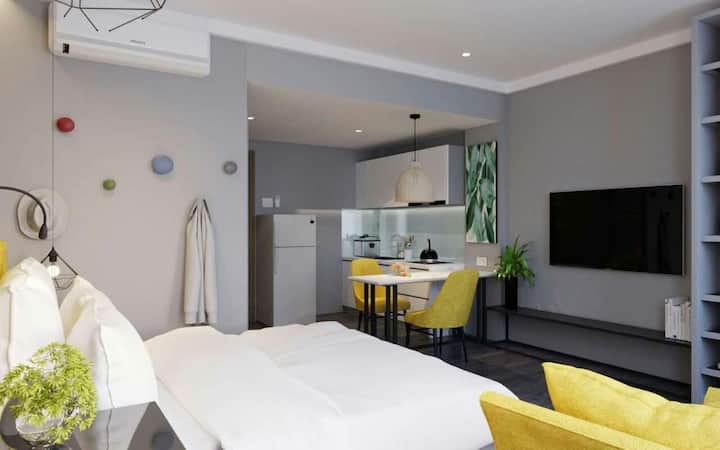 Luxury Yellow Apartment/nice Sofa/fast Wifi-id101 - Provincia de Đà Nẵng, Vietnam