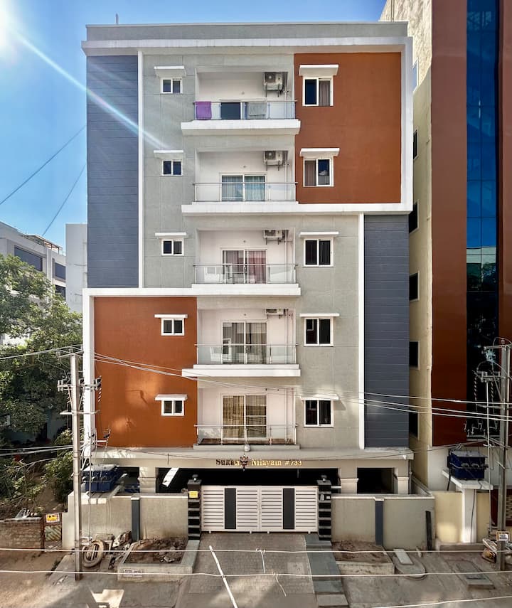 Mee Homes Madhapur 2 Bhk Pvt Parking Hitech City - Hyderabad