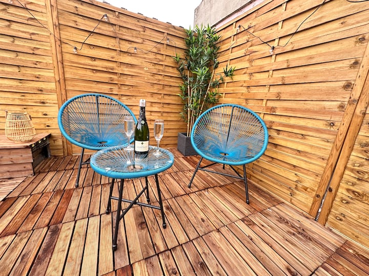 Magic Suite Avec Balnéo, Sauna Et Terrasse - Reims