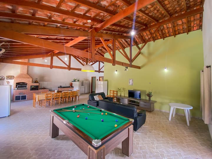 Casa De Campo Bem Te Vi Com Piscina E Campo - Socorro