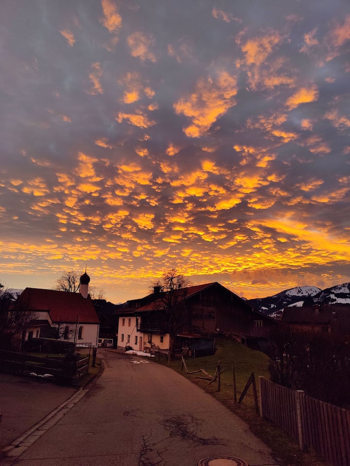 Ferienwohnung Im Gästehaus Buchenberg In Hinang - Sonthofen