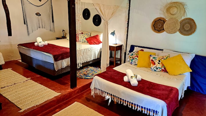 Rancho Colibri-roça Na Praia-abraão-ilha Grande. - Ilha Grande