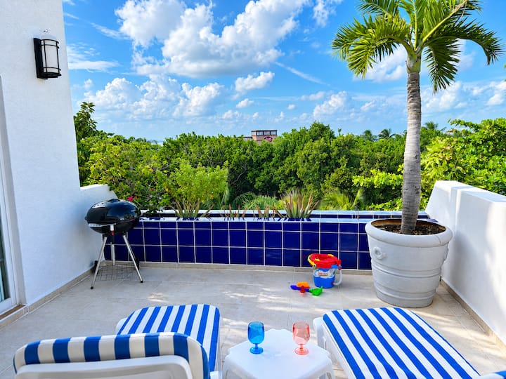 Spacious And Centrally Located, 5 Minutes From The Beach, With A Swimming Pool - カンクン