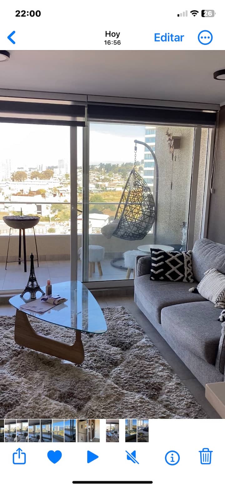 Hermoso Departamento Con Vista Al Mar Con-con - Concón