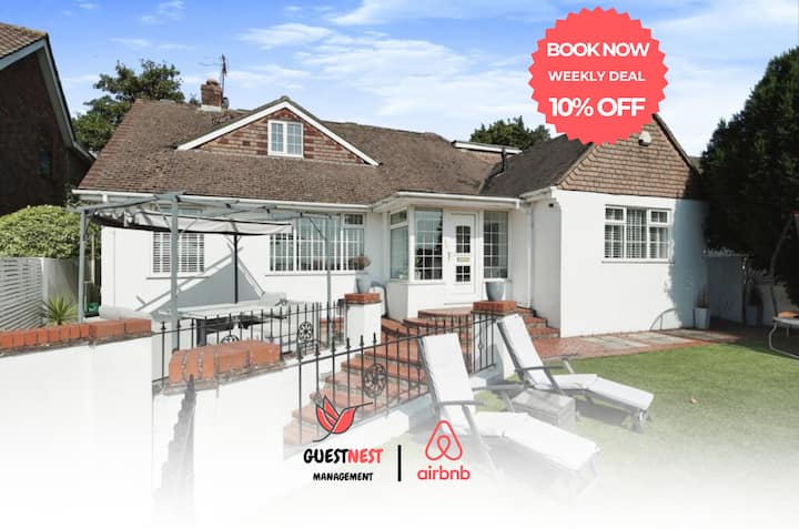 10%off|7nights|relocation|wifi|parking|sleeps10 - Brighton