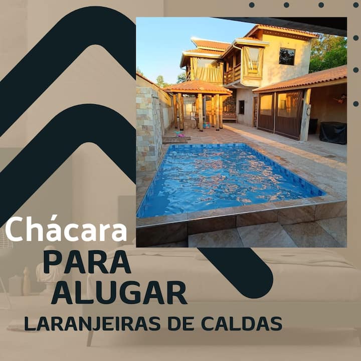 Chácara  Incrível  Para 10 Pessoas - Poços de Caldas