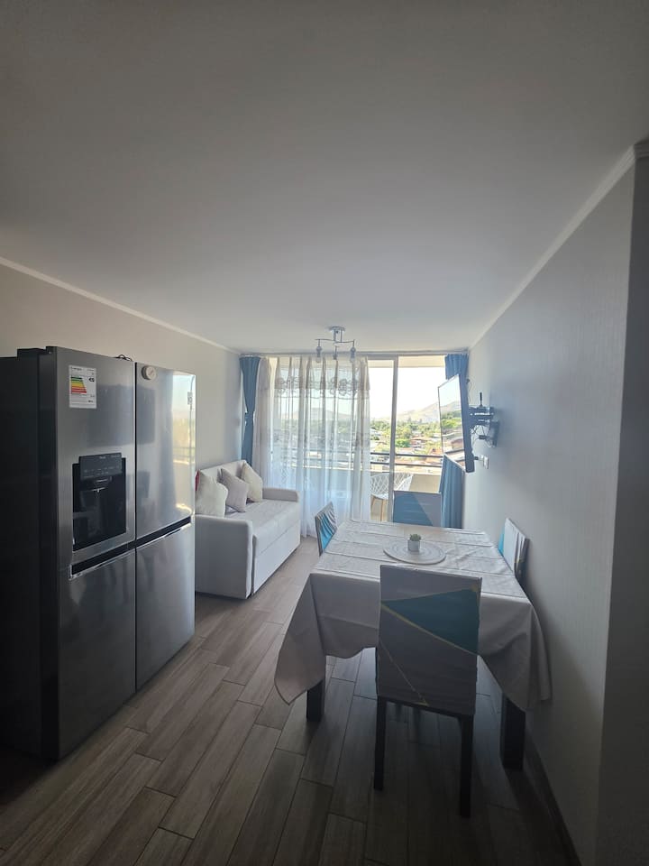 Apartamento Con Balcón, A/c Y Parking Gratis - Santiago de Chile