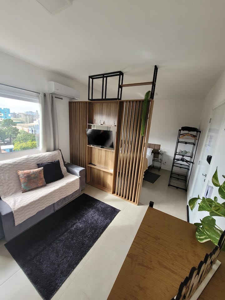 Studio Centro, Academia, Garagem E Uma Linda Vista - Santa Maria