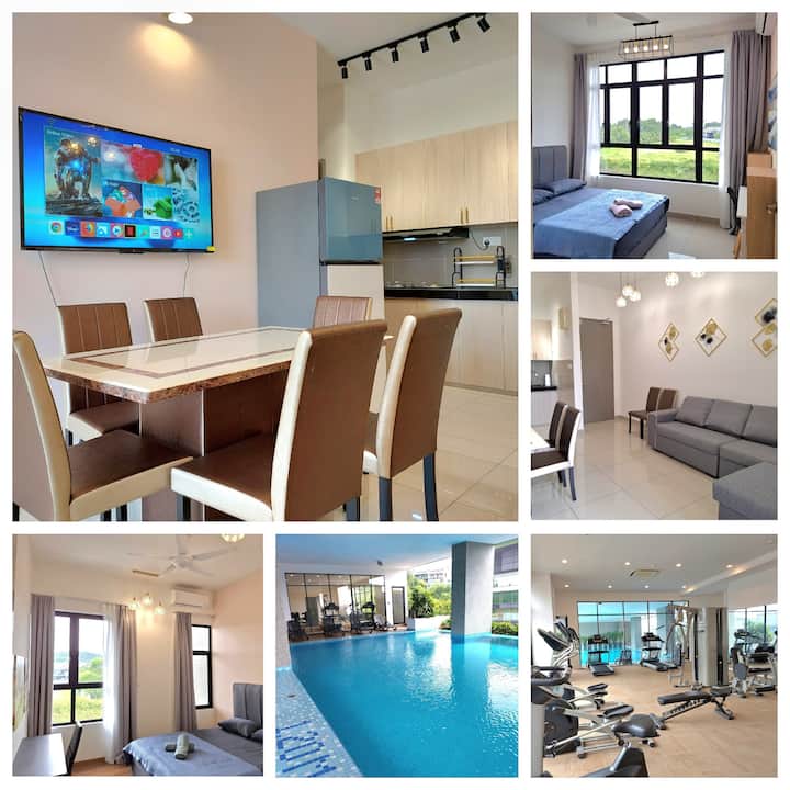 16 Sierra Puchong: Entire Zentro Condo For 12 Pax - Seri Kembangan
