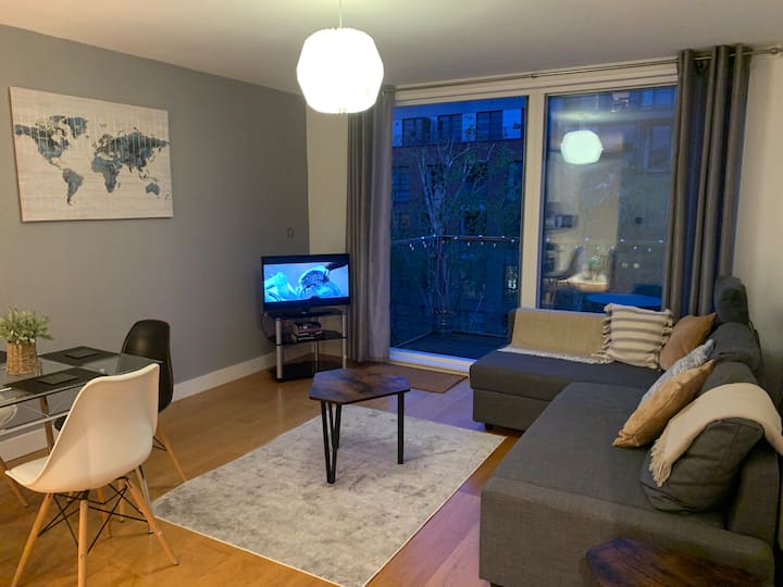 Cosy 2b/2b Apt, Balcony, Canal View, Free Parking - Queen Mary University of London