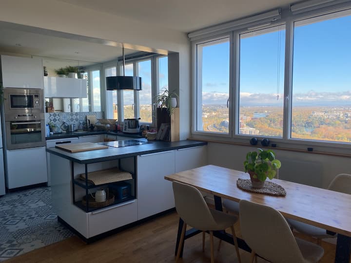 Petit Cocon Avec Vue Sur Lyon (Croix-rousse) - Lyon