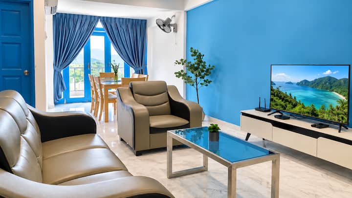 Fat Mom-3br Kuah Town Stay/ 8 Personnes/cuisine - Langkawi