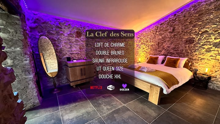 La Clef Des Sens - Sauna - Balnéo - Romantique - Var