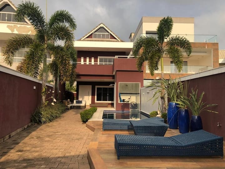 Casa De Praia Com Piscina,  Jacuzzi E Area Gourmet - Recreio dos Bandeirantes