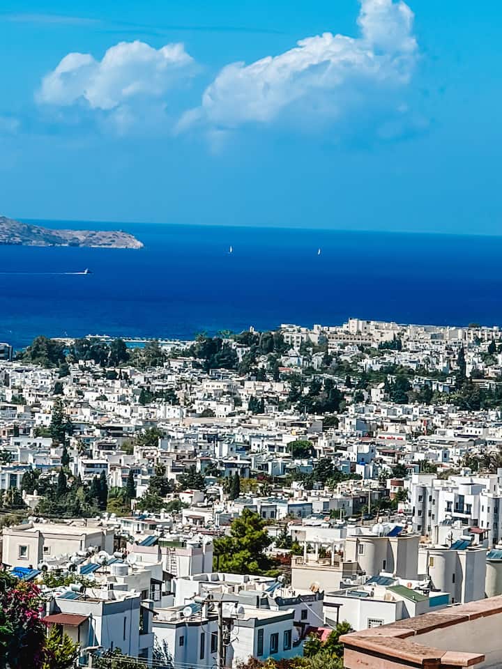 Turgutreis  Kos Deniz Manzaralı Dubleks 2+1 Daire - Akyarlar