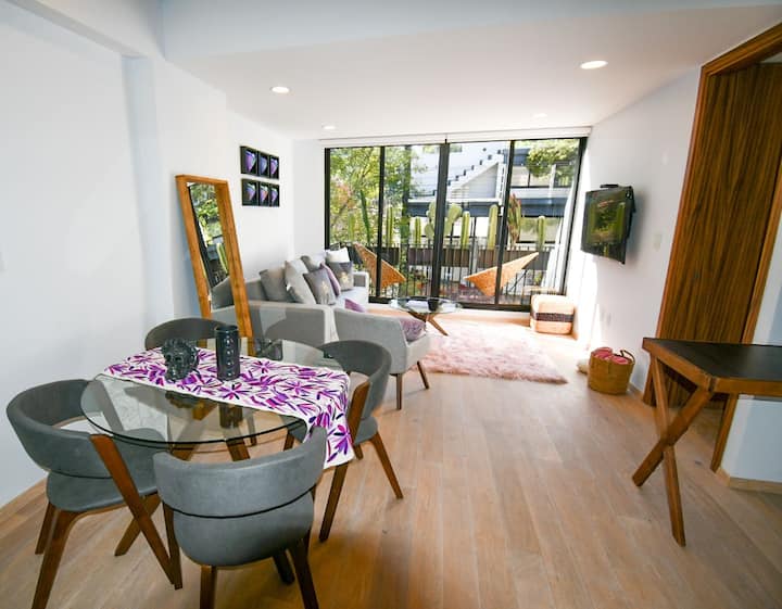 Jacaranda Apartment With Terrace And Balconies - メキシコ