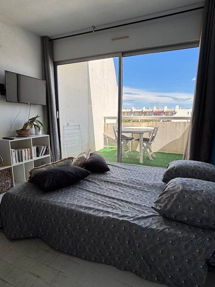 Studio Piscine & Plage - La Grande-motte - 2 Pers - La Grande-Motte