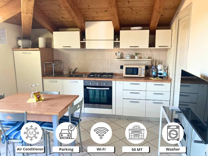 Attic Apartment Villa Rosa Con Posto Auto Privato - Cervo
