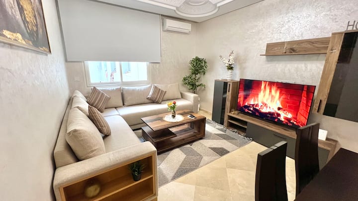 Charme & Confort, Appartement Central à Hassan - Rabat