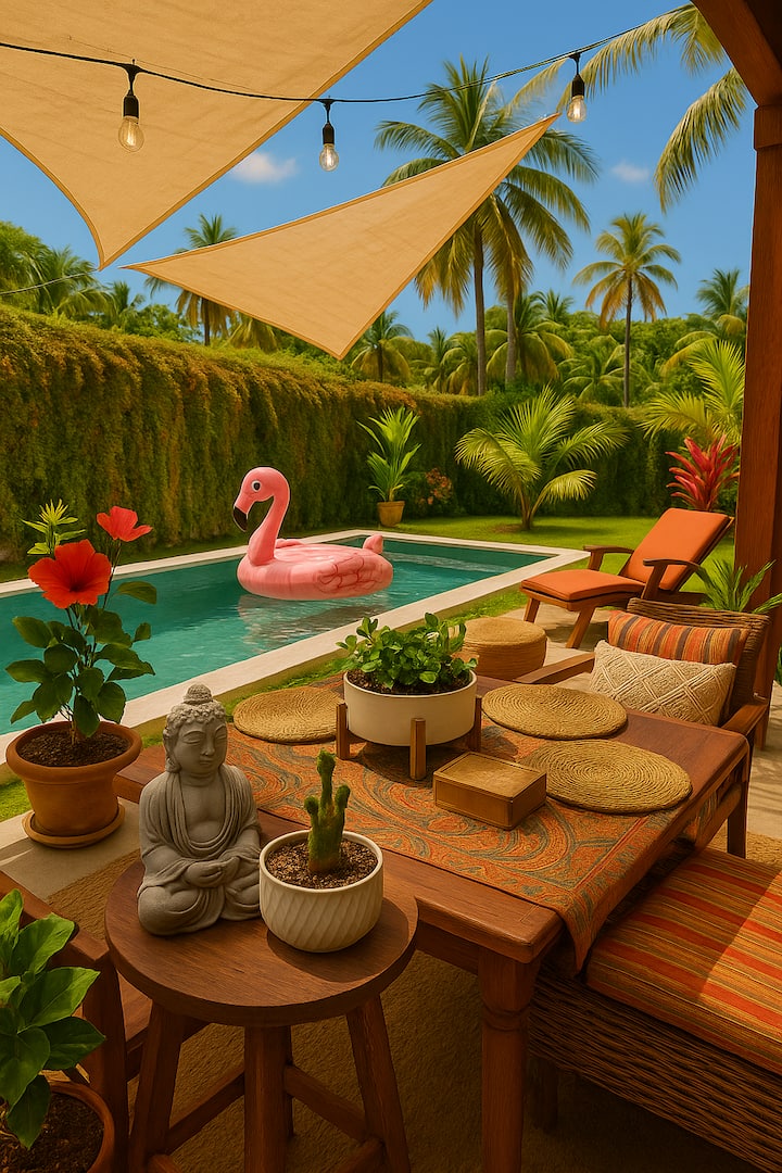 1-surf City Coast Paradise Private Pool Villa - El Salvador