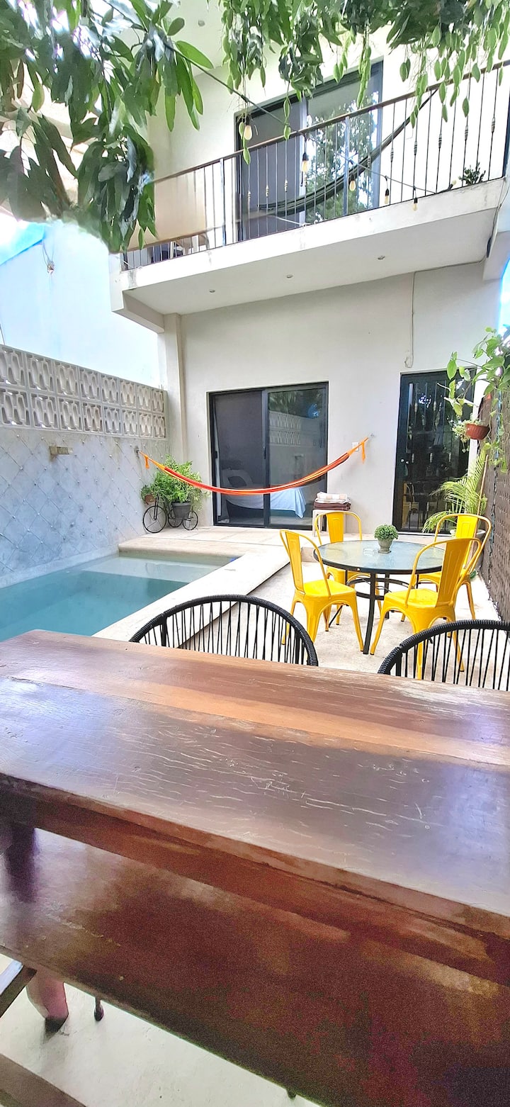 Casa Asuncion, Boho Chic Con Piscina Encantadora - Yucatán