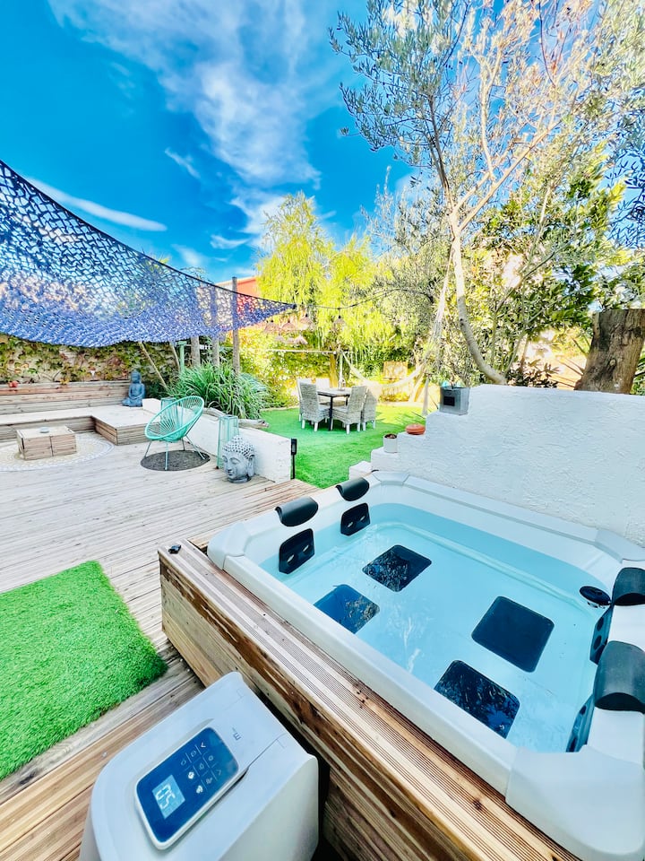 Villa “Ivissa” – Confort, Jacuzzi & Plage à 5 Min - Sainte-Marie