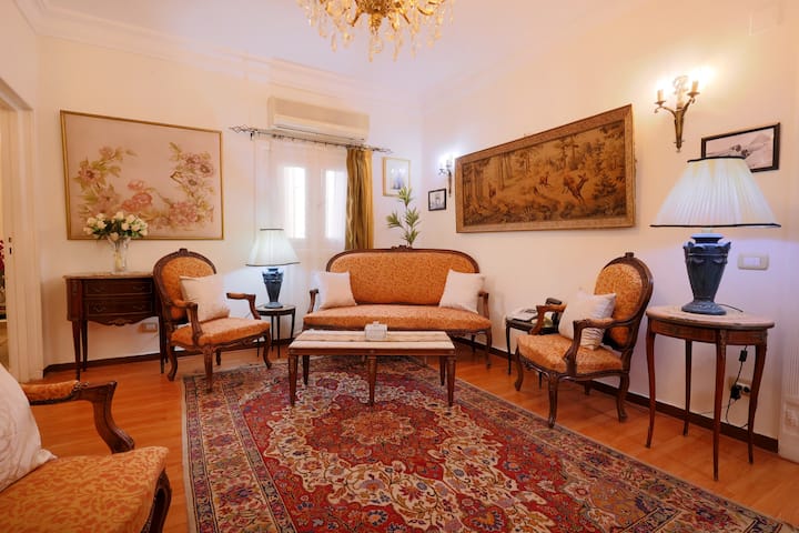 Stylish 2-bedroom Apt With City View In Agouza - Gizeh