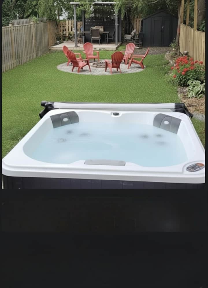 2 Bedrm 3 Bed Hot Tub Bonefire Bbq Kitchen Laundry - Napanee