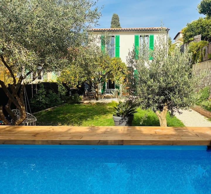 Villa Calme Avec Jardin Proche Palais Et Centre - Cannes