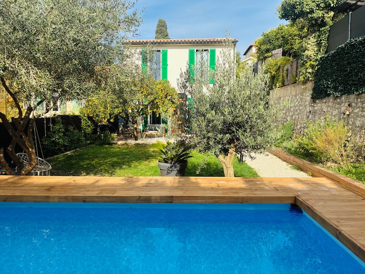 Villa L'oranger 15min à Pied Des Plages Et Palais - Cannes