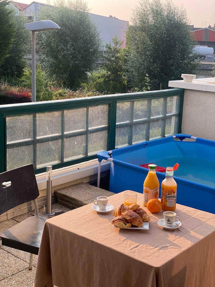 Maison De Vacances Au Bord Du Canal De La Deûle - Lille