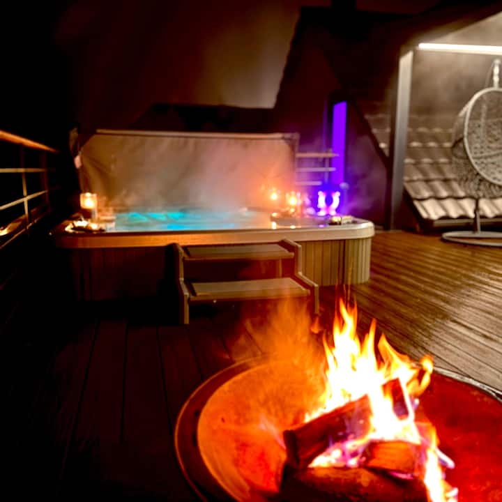 Rooftop Jacuzzi 4 Personnes « Le Repère » - Hagenau