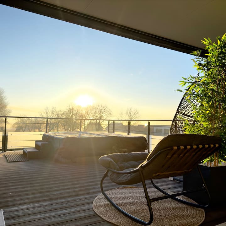 Rooftop Jacuzzi 4 Personnes «&nbsp;Le Repère&nbsp;» - Schwarzwald