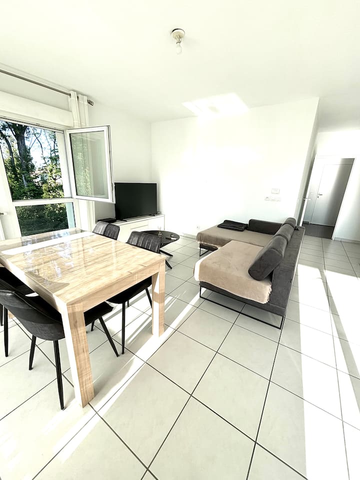 Appart Récent T3(70m2) Avec Balcon + Parking Privé - Annemasse