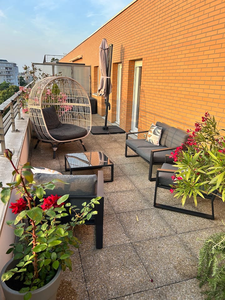 2 Pieces Grande Terrasse - Nanterre