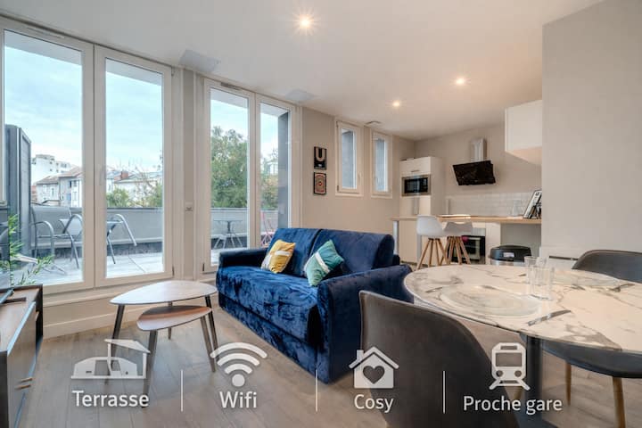 La Terrasse Du Bac Is Back, Terrasse-gare-lumineux - Limoges