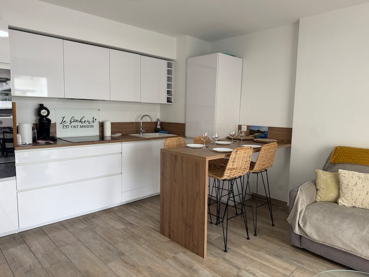 T3 Cosy & Raffiné, Terrasse, Parking, Vélodrome - Calanques de Marseille