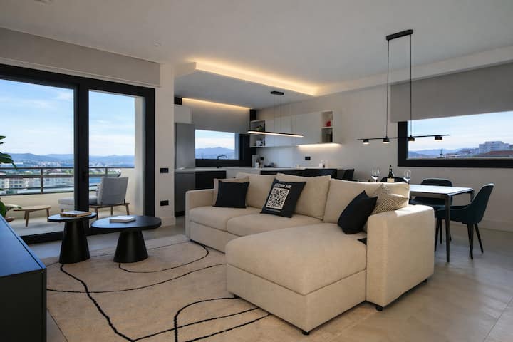 Olbia Penthouse · Luxury Sea-view Home · Terrace - Olbia
