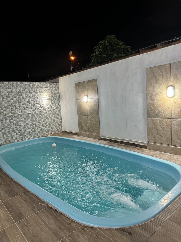 Casa Com Piscina, Fogão A Lenha E Lareira. - Penha