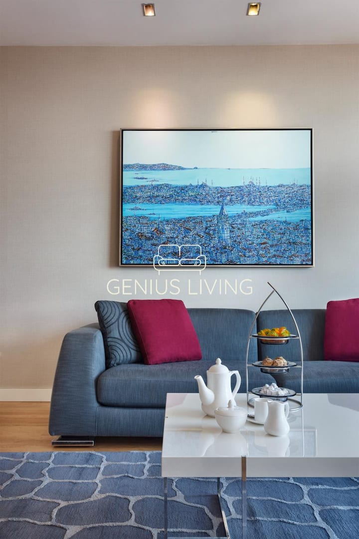 Desinged 1 Bdr Apt | Daily Cleaning | 39+ Floors - Istanbul