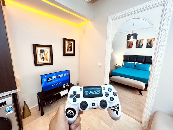 Chic 1br Gueliz | Ps4 | Pool •Steps From Train - Marrakesh