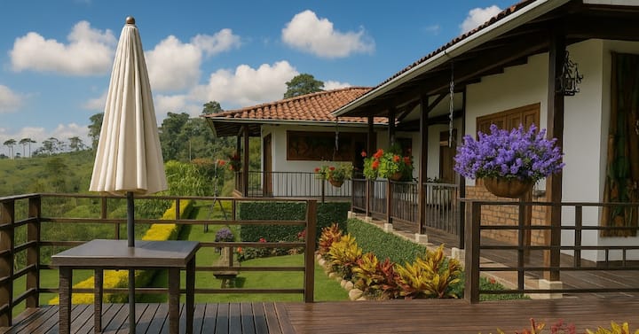 Finca Con Hermosa Vista Al Eje Cafetero - Circasia