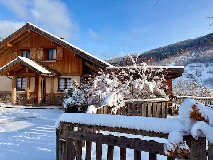 Chalet Familial Ventron – Vue & Spa – 10 Pers - Ventron