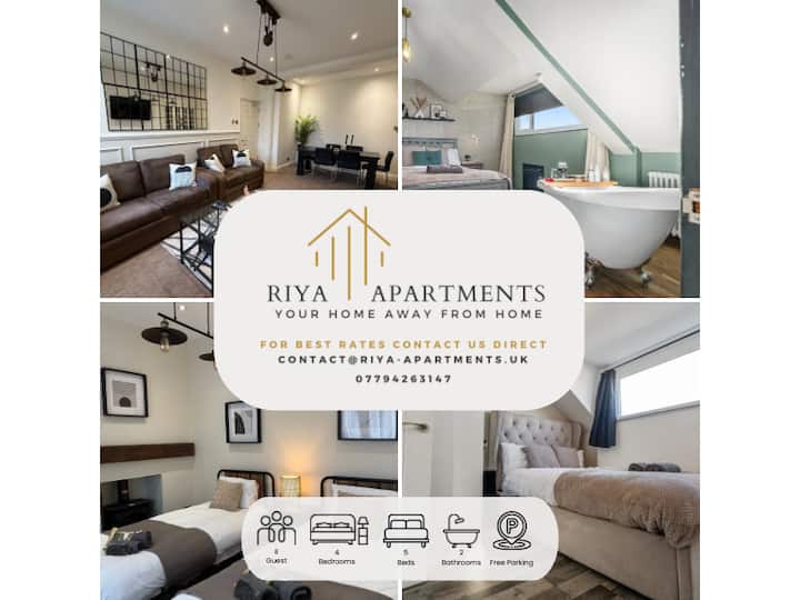 4 Bedroom/5 Bed/2 Bath/long Stay Discount! - Rr - Tynemouth