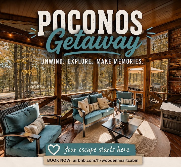 Rustic Family Cabin• Lake Days & Campfire Nights• - Pennsylvania