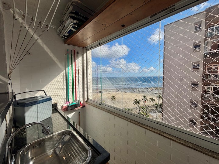 Ap De Cara P/ O Mar. Em 6x Sem Juros! - Praia Grande